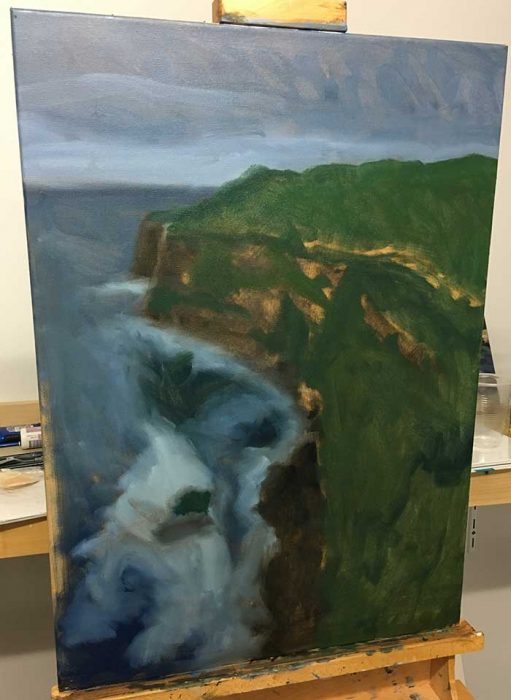 How To Start An Oil Painting - Draw Paint Academy