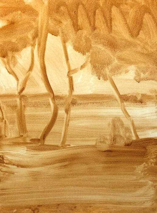 On the Easel: Impressions of Noosa, August 2020 - Draw Paint Academy