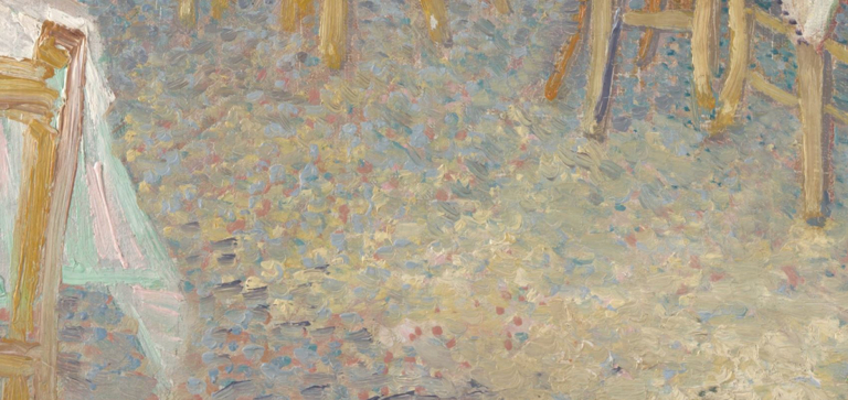 A Closer Look at Interior of a Restaurant by Vincent van Gogh