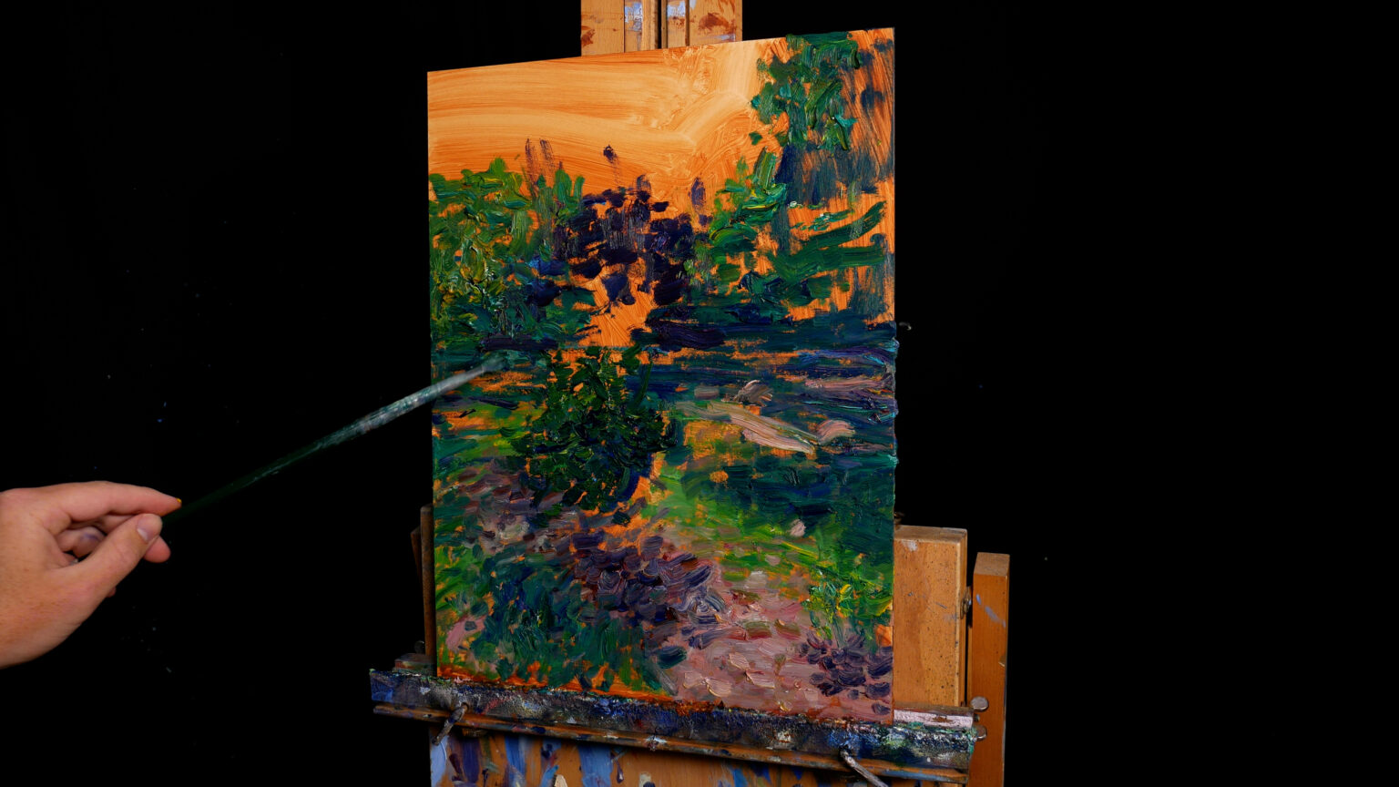 How I Painted This Impressionist Landscape (Plus Video)
