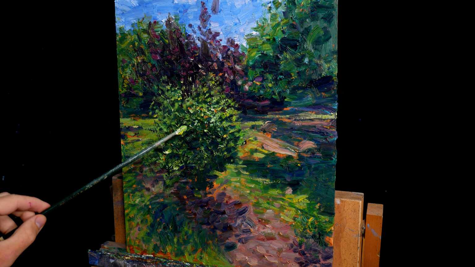 How I Painted This Impressionist Landscape (Plus Video)