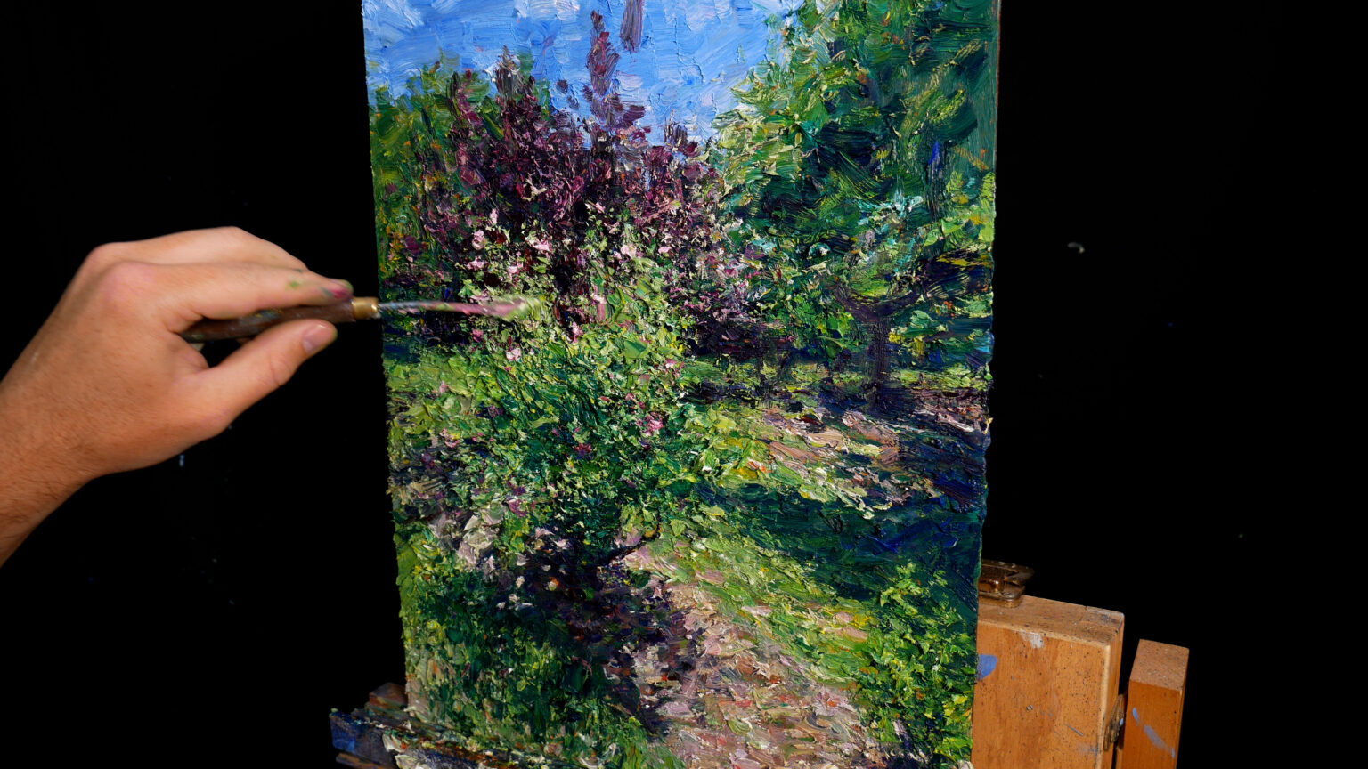 How I Painted This Impressionist Landscape (Plus Video)