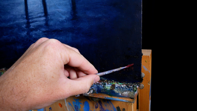 Painting an Eerie and Atmospheric Seascape - Draw Paint Academy